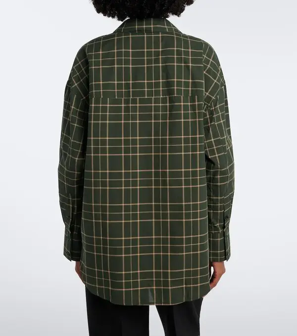 TOTEME Checked Cotton Shirt