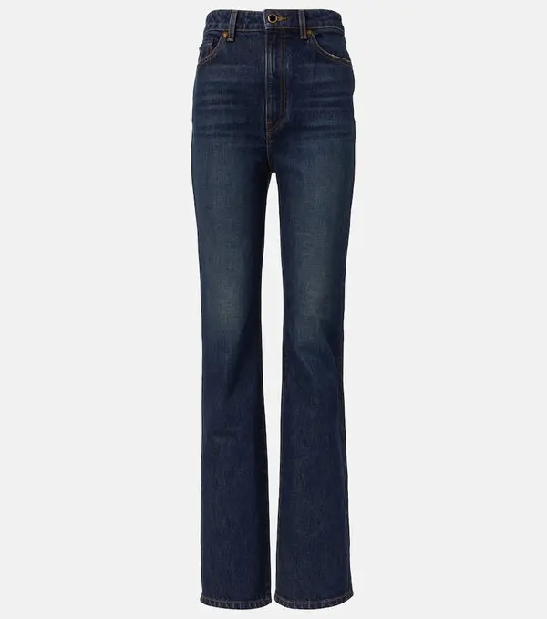 Khaite Danielle Straight Jeans In Lansing