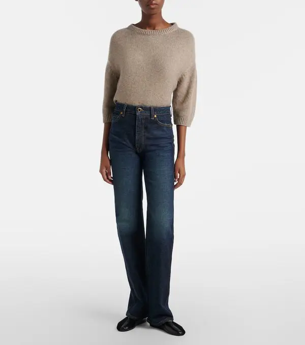 Khaite Danielle Straight Jeans In Lansing