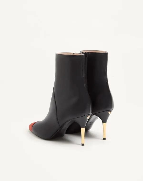 Valentino Garavani Sinead Ankle Boot In Nappa And Suede 85mm