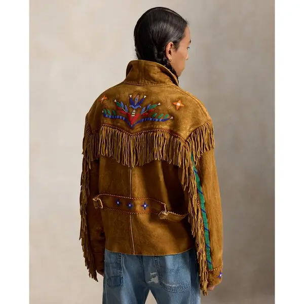 Ralph Lauren Prl X Tópa Standing Sage Fringe Jacket