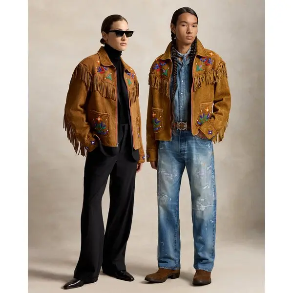 Ralph Lauren Prl X Tópa Standing Sage Fringe Jacket