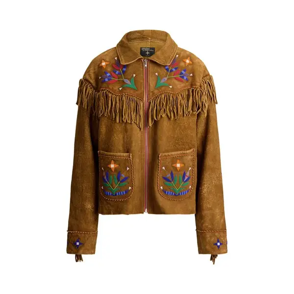 Ralph Lauren Prl X Tópa Standing Sage Fringe Jacket