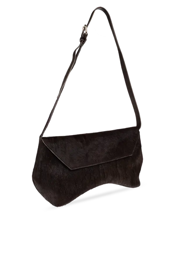 GESTUZ Leather Bag With Asymmetrical Flap