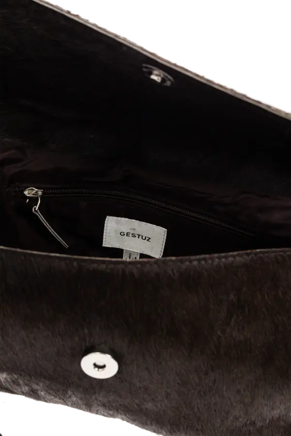 GESTUZ Leather Bag With Asymmetrical Flap