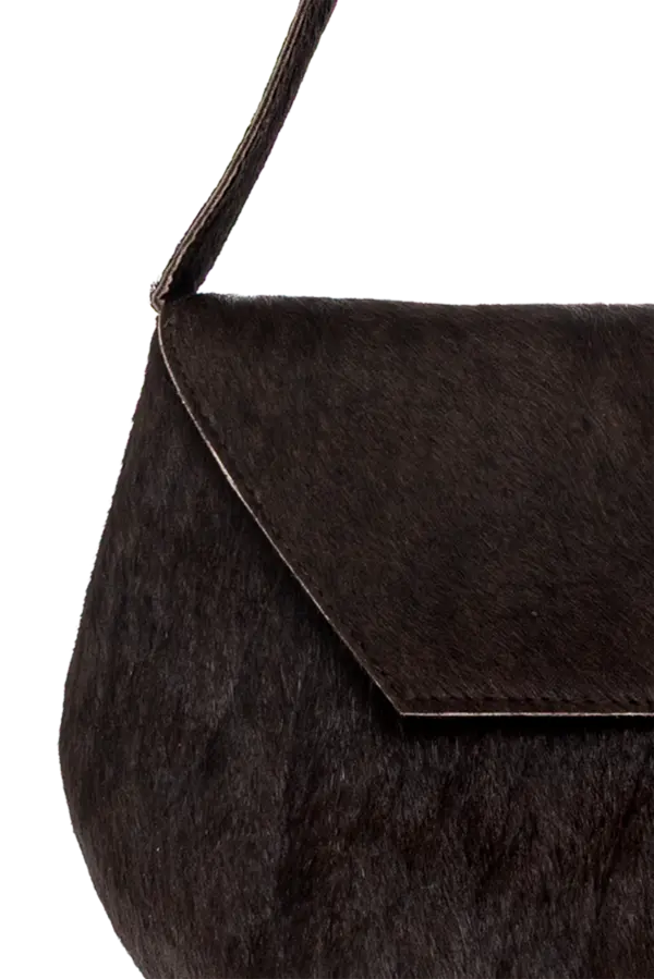 GESTUZ Leather Bag With Asymmetrical Flap