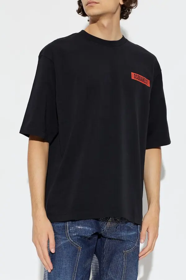 Dsquared2 Cotton T-shirt With Printed Logo