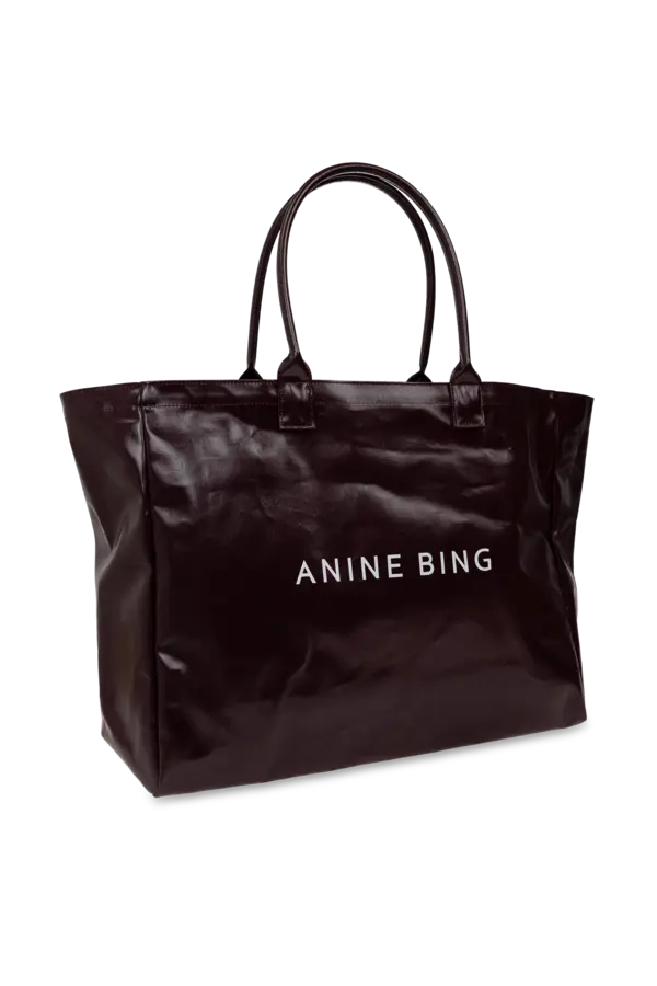 ANINE BING Leo Coated Shopper Bag
