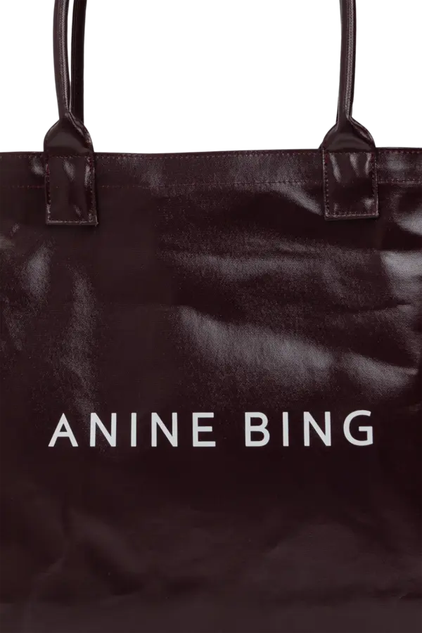 ANINE BING Leo Coated Shopper Bag