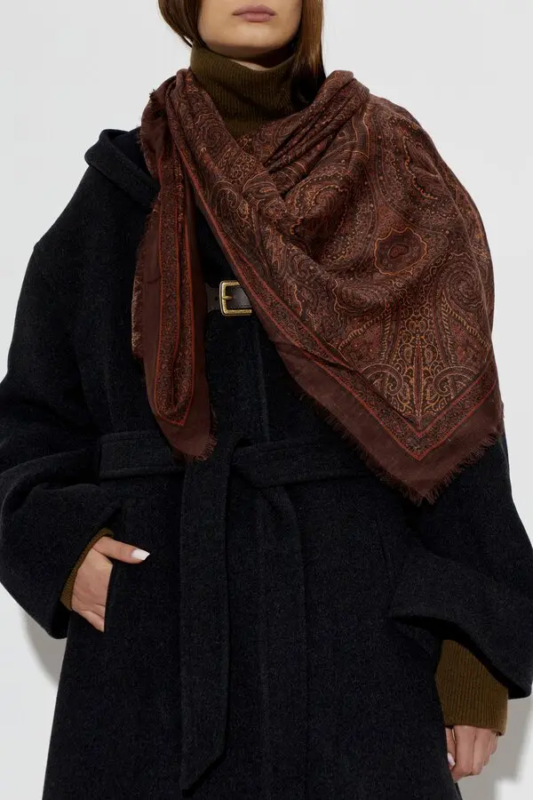 Etro Scarf With Raw Edge