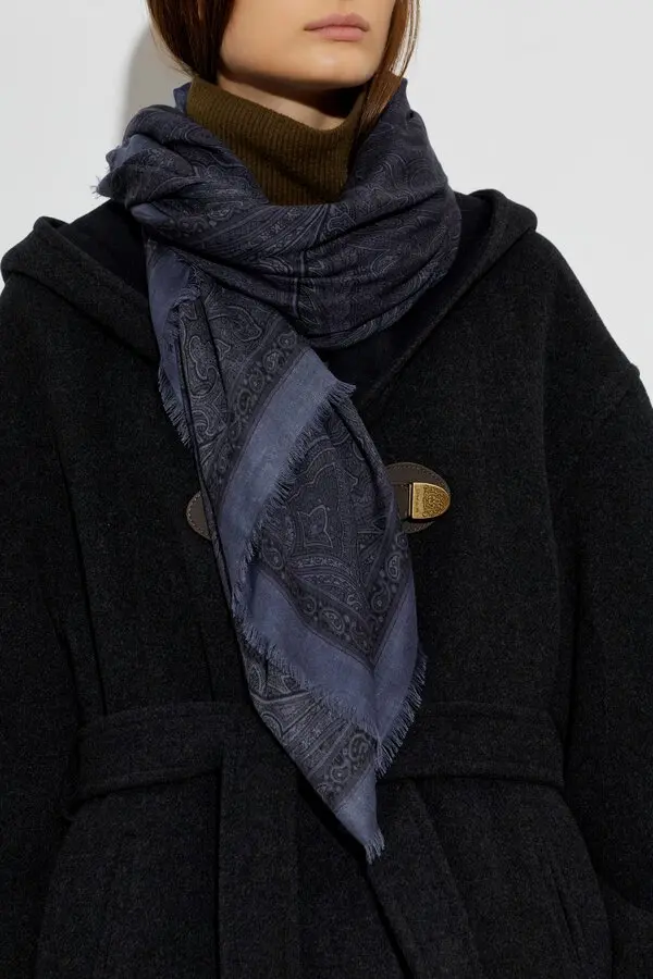 Etro Scarf With Raw Edge