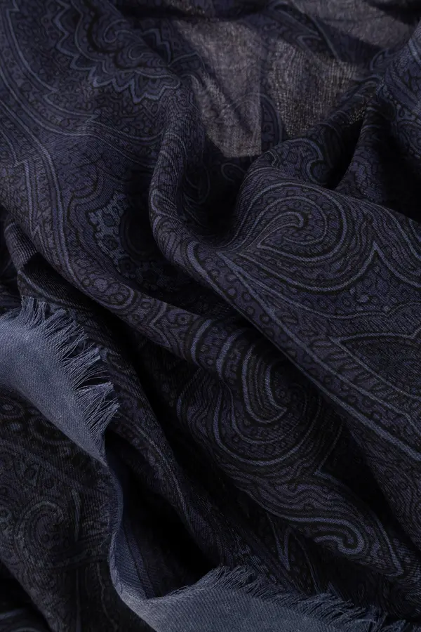 Etro Scarf With Raw Edge