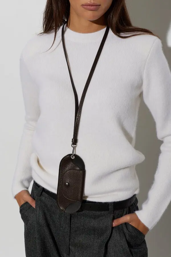 LEMAIRE Leather Glasses Case