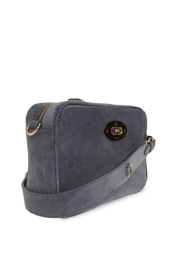 Mulberry Dalery Suede Shoulder Bag With Gold-tone Clasp