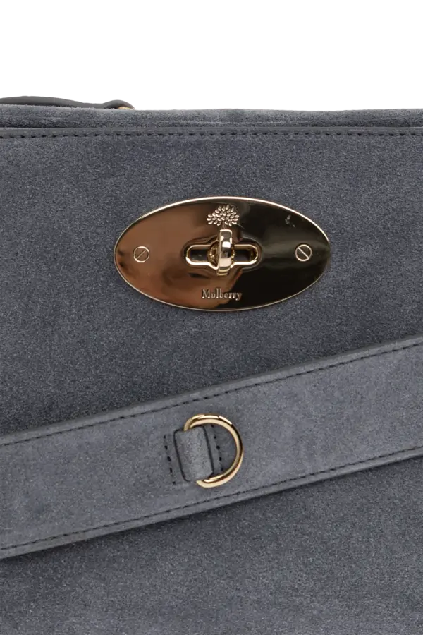 Mulberry Dalery Suede Shoulder Bag With Gold-tone Clasp