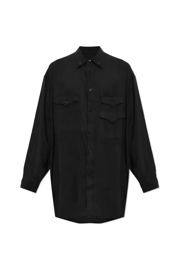 Yohji Yamamoto Shirt With Pockets - Black