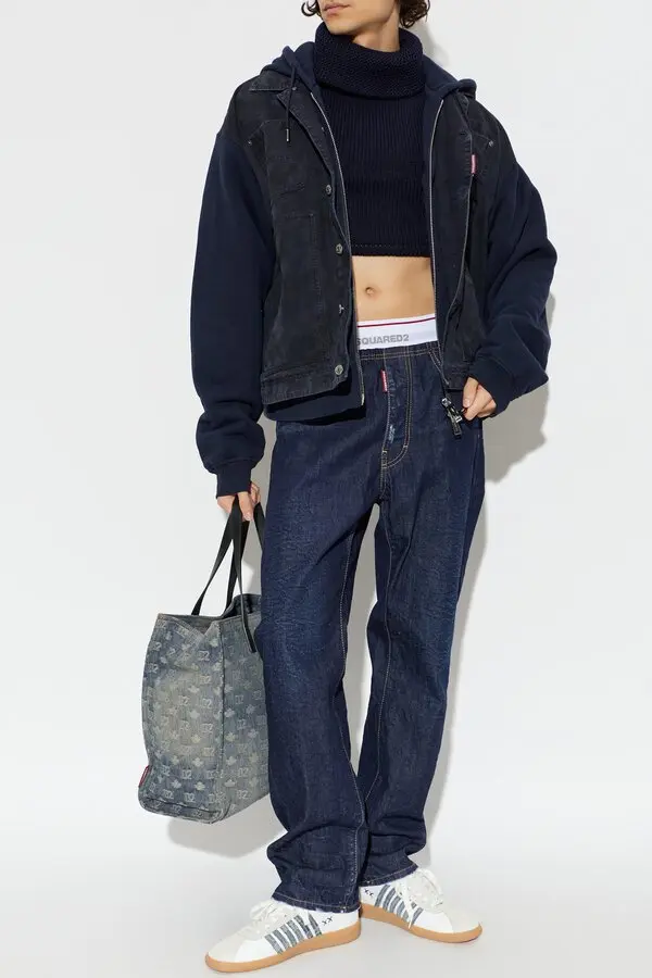 Dsquared2 Wool Turtleneck Vest