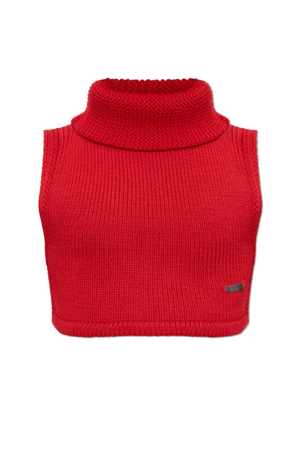 Dsquared2 Wool Turtleneck Vest