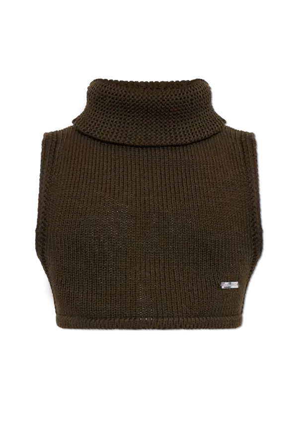 Dsquared2 Wool Turtleneck Vest
