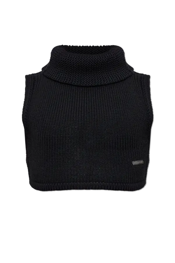 Dsquared2 Wool Turtleneck Vest
