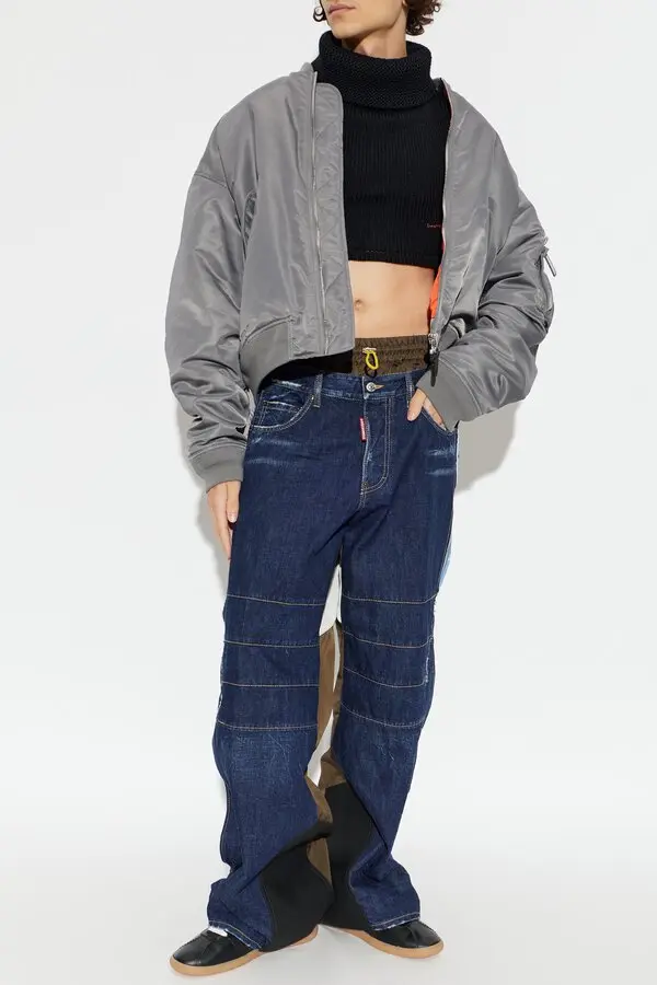Dsquared2 Wool Turtleneck Vest