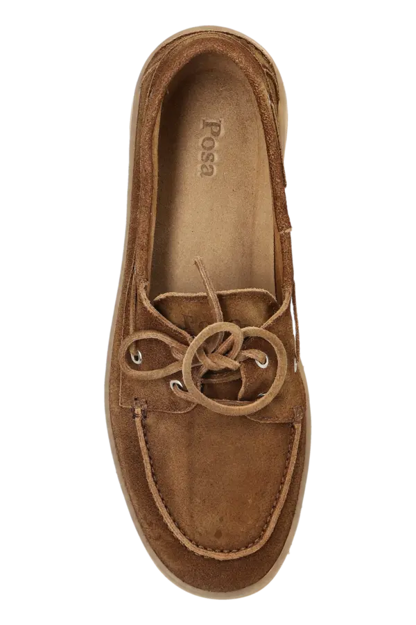 POSA Suede 'boat' Loafers