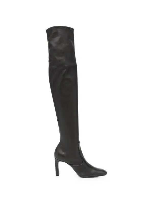 TOTEME Over-the-knee Boots In Nappa Leather - Brown