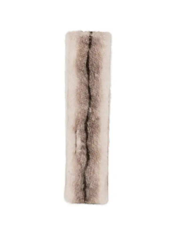 THE FRANKIE SHOP Scarf Faux Fur "ciasa - Gray