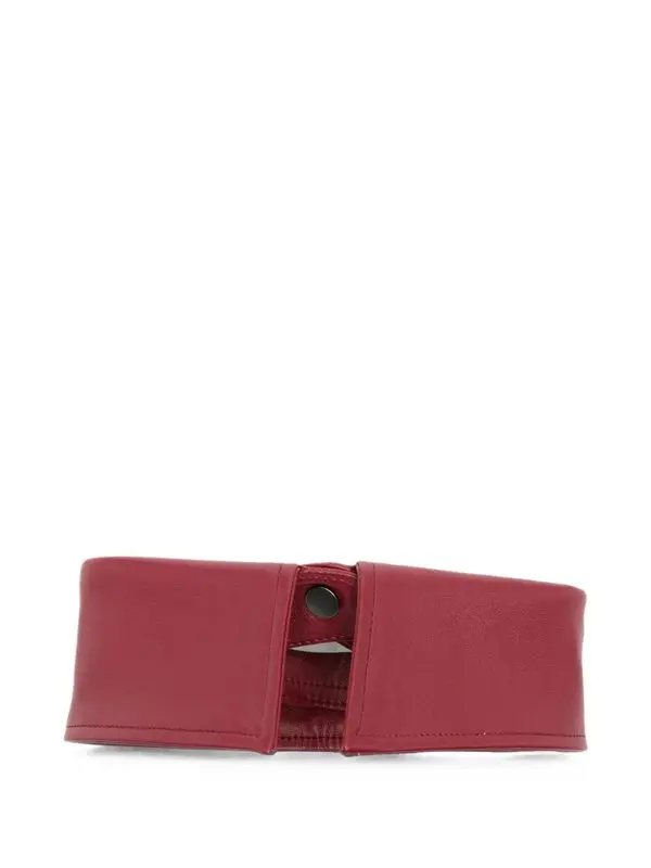 MRZ Necklace Fake Leather "neck - Red