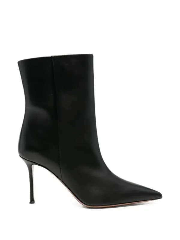 AQUAZZURA Boots Leather "harper - Black
