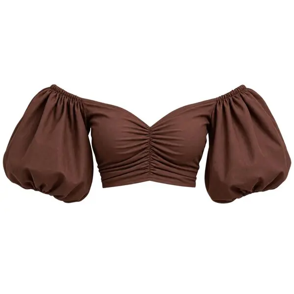OFUURE Skye Puffy Sleeve Crop Top