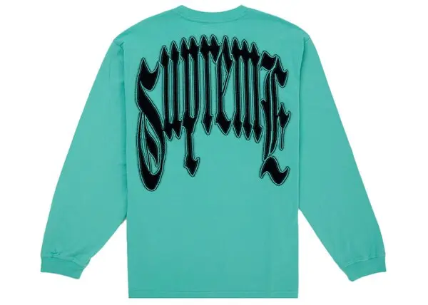 Supreme Intarsia Long Sleeve Top - Light Green