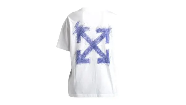 Off-White Off Pen Arrows Regular T-shirt - White/purple