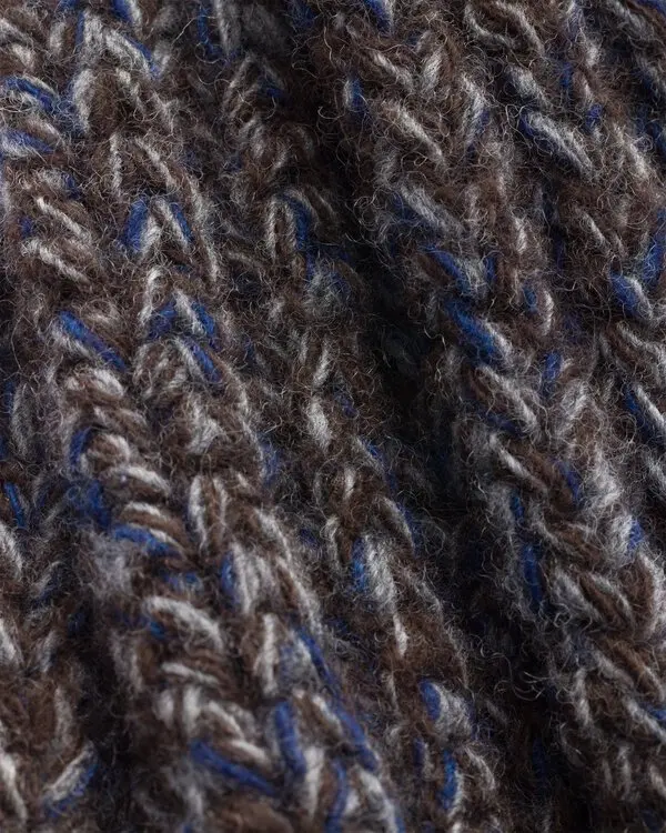 Prada Wool And Mouliné Cashmere Scarf