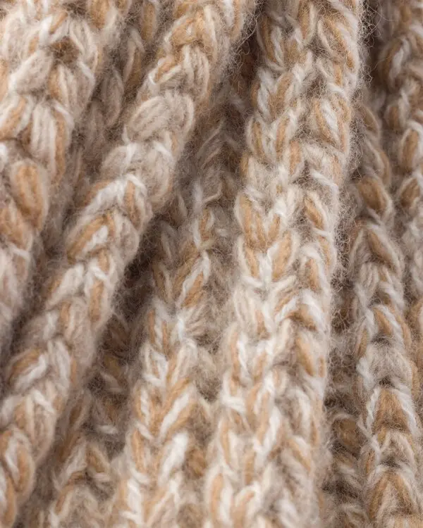 Prada Wool And Mouliné Cashmere Scarf