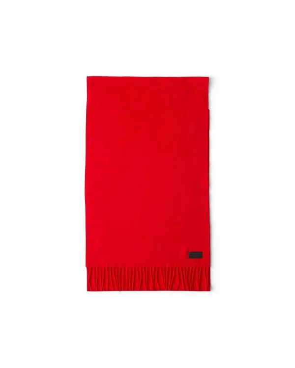 Prada Cashmere Scarf - Red