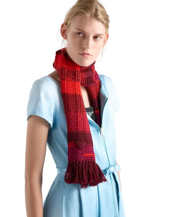 Prada Washed Silk Duchesse Dress