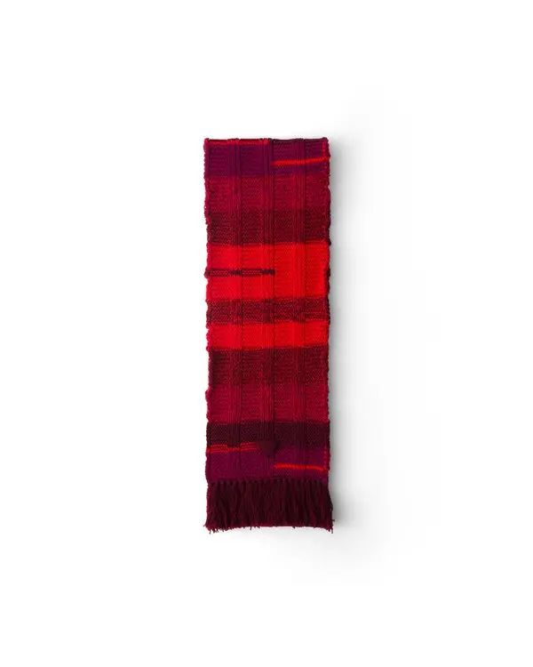 Prada Wool Scarf - Red