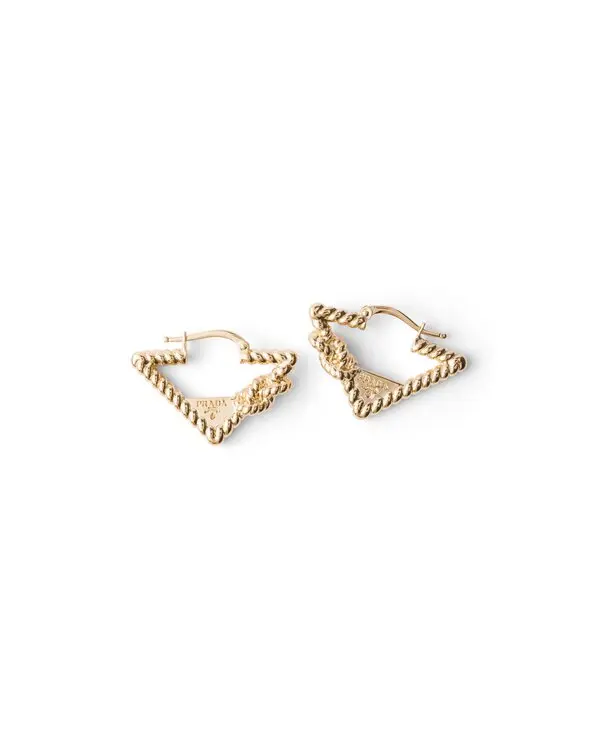 Prada Metal Earrings