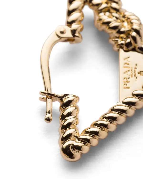 Prada Metal Earrings