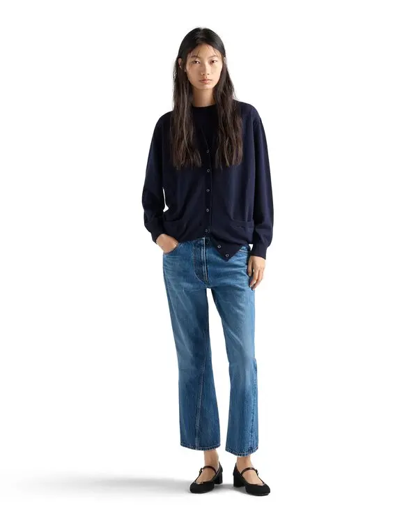 Prada Cashmere V-neck Cardigan