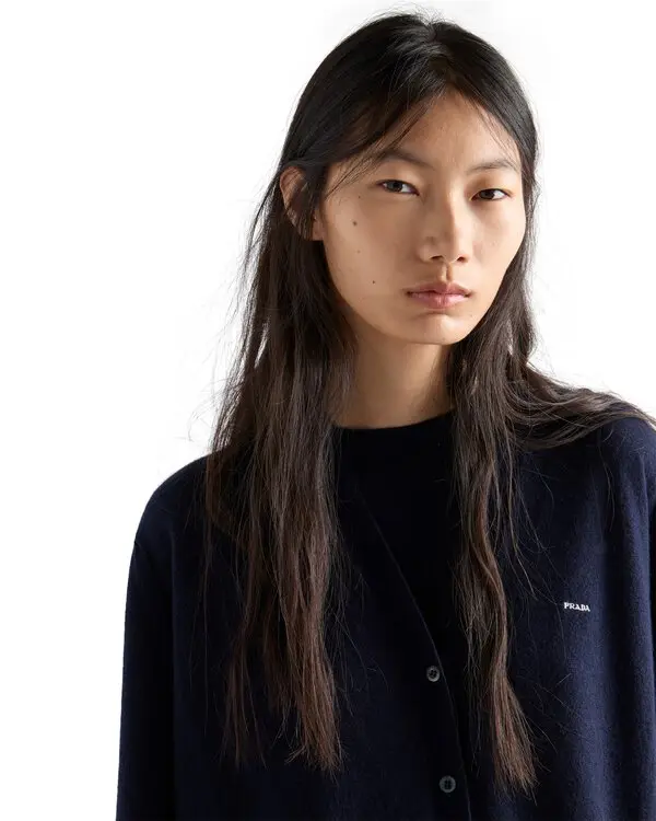 Prada Cashmere V-neck Cardigan