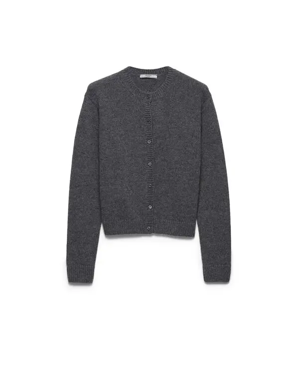 Prada Cashmere Cardigan - Grey