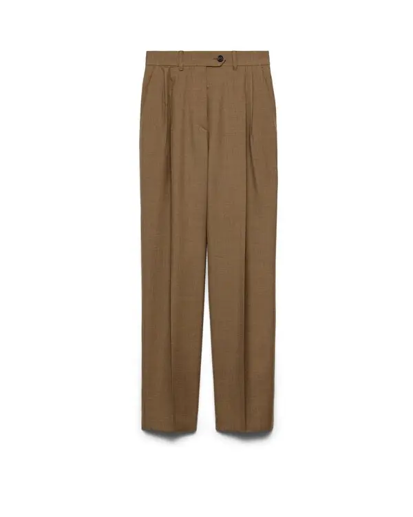 Prada Wool Pleated Trousers