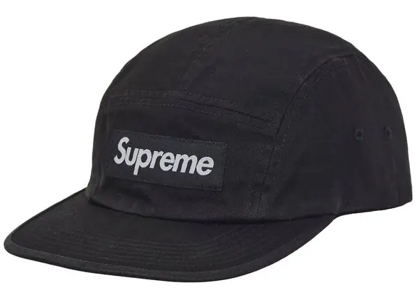 Supreme Washed Chino Twill Camp Cap