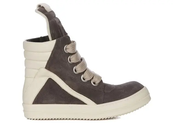 Rick Owens Jumbolace Geobasket - Dark Dusk/milk