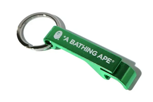 A BATHING APE Bottle Opener Keychain - Green