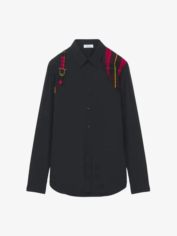 Alexander McQueen Tartan Harness Shirt - Black