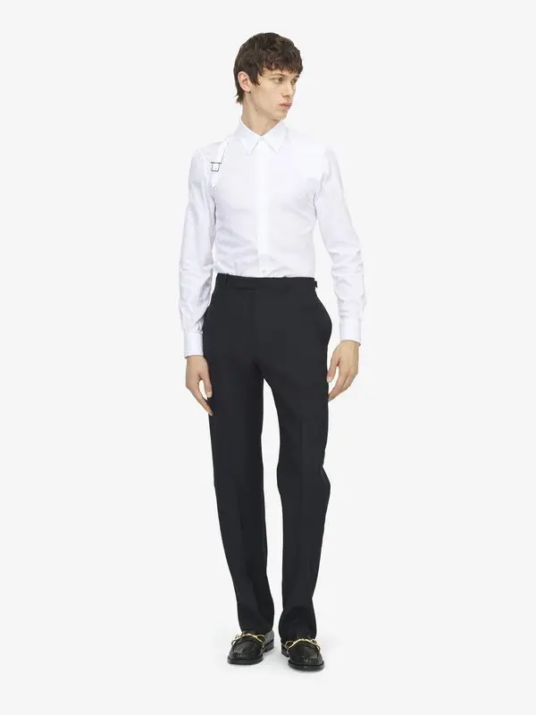 Alexander McQueen Skull Jacquard Harness Shirt