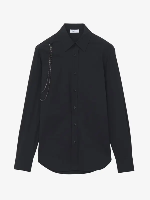 Alexander McQueen Chain Harness Shirt - Black